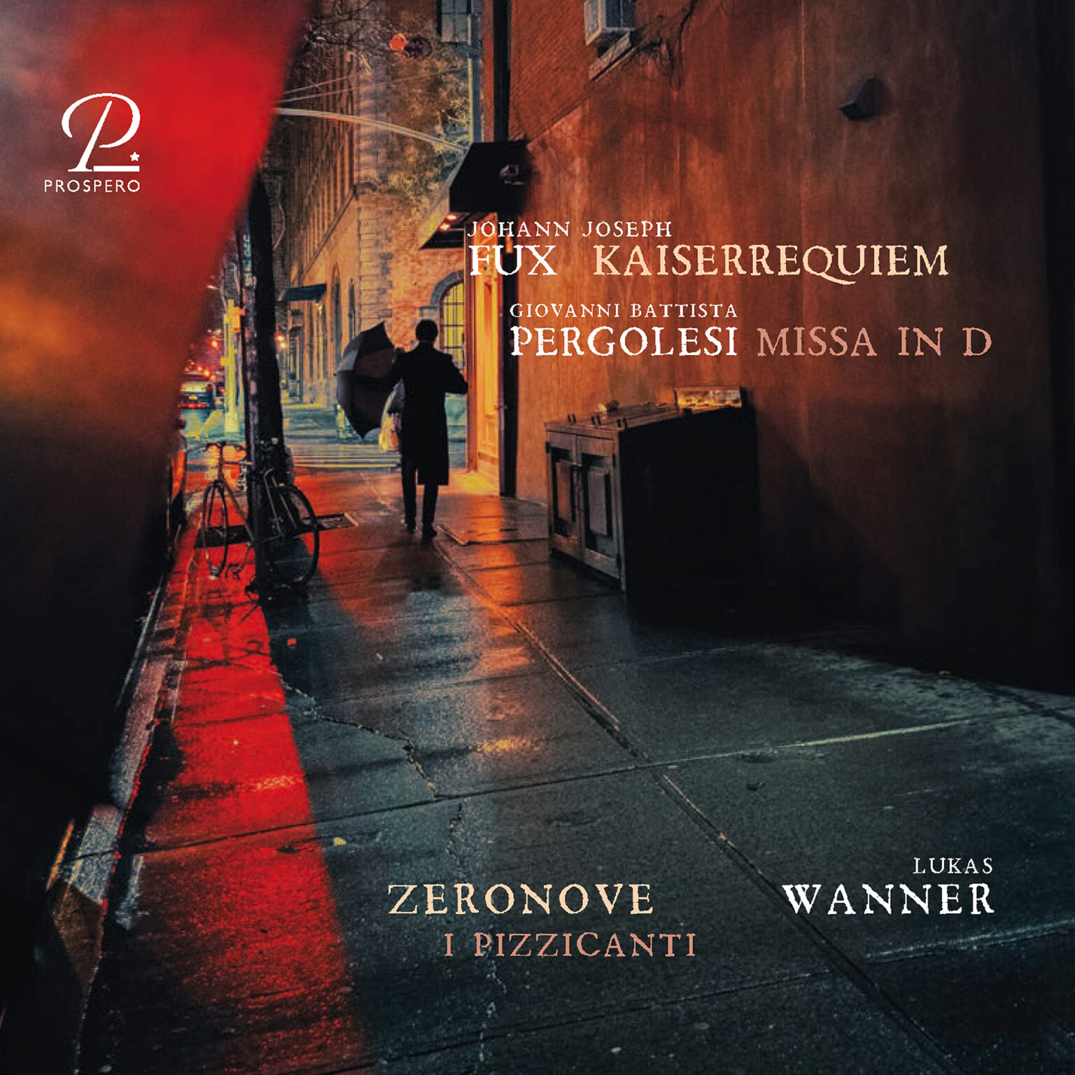 Zeronove, Lukas Wanner – Fux: Kaiserrequiem CD – Prospero Classical